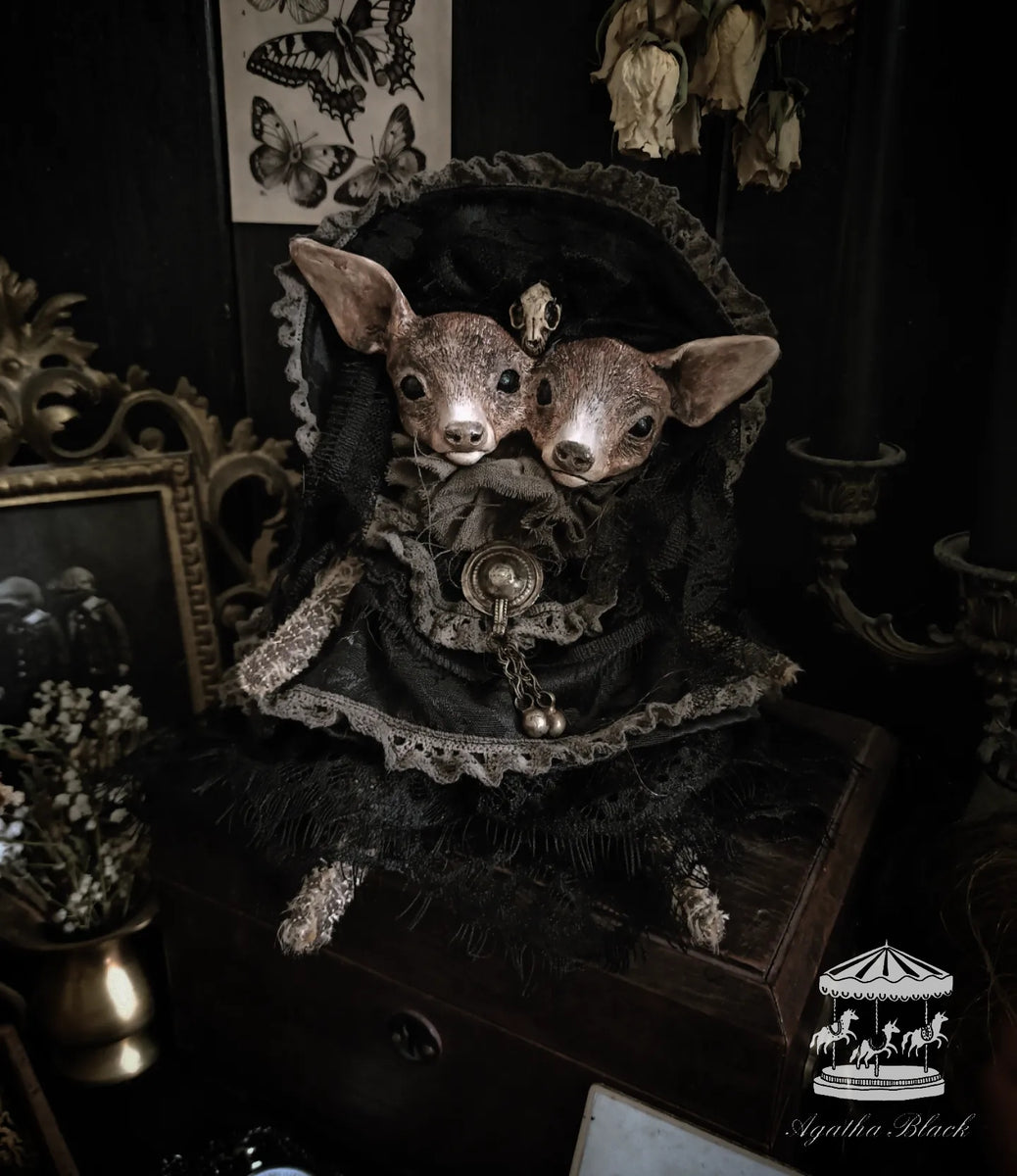 11.6" Mourning Siam Deer – Agatha Black